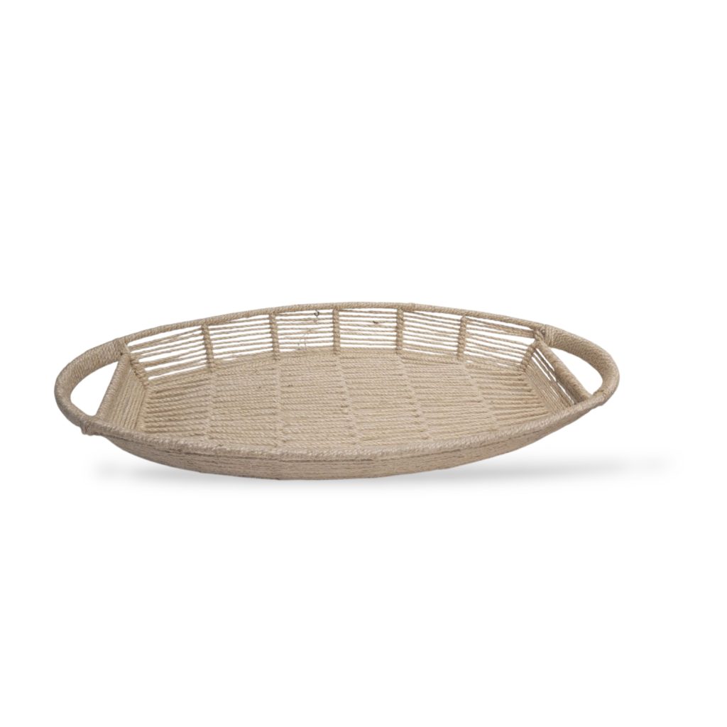 River Reed - Natural Fiber Serving Tray - LF DZYN STUDIO - the hamper ...