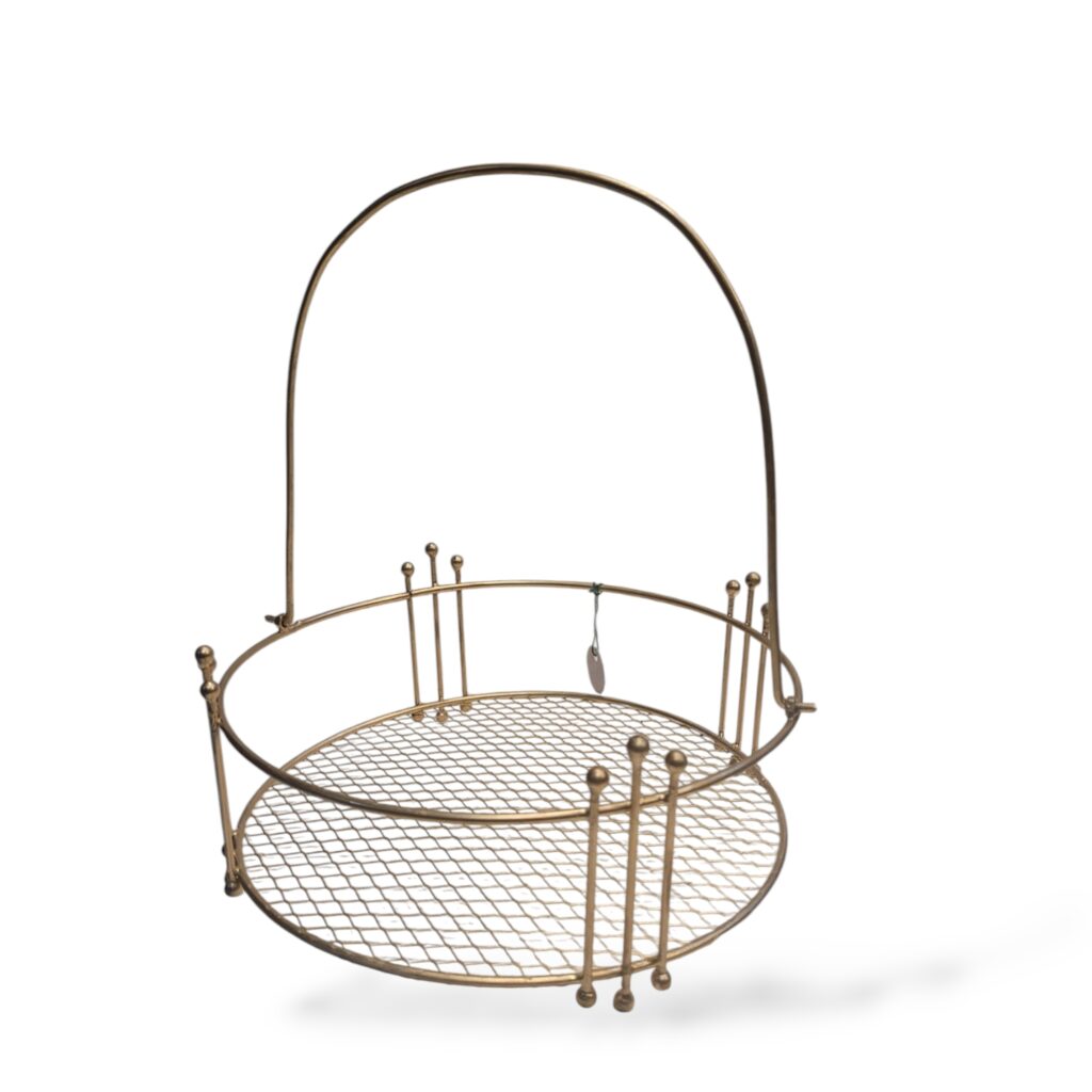 Sphere Glow - Round Metal Display Basket - LF DZYN STUDIO - the hamper ...