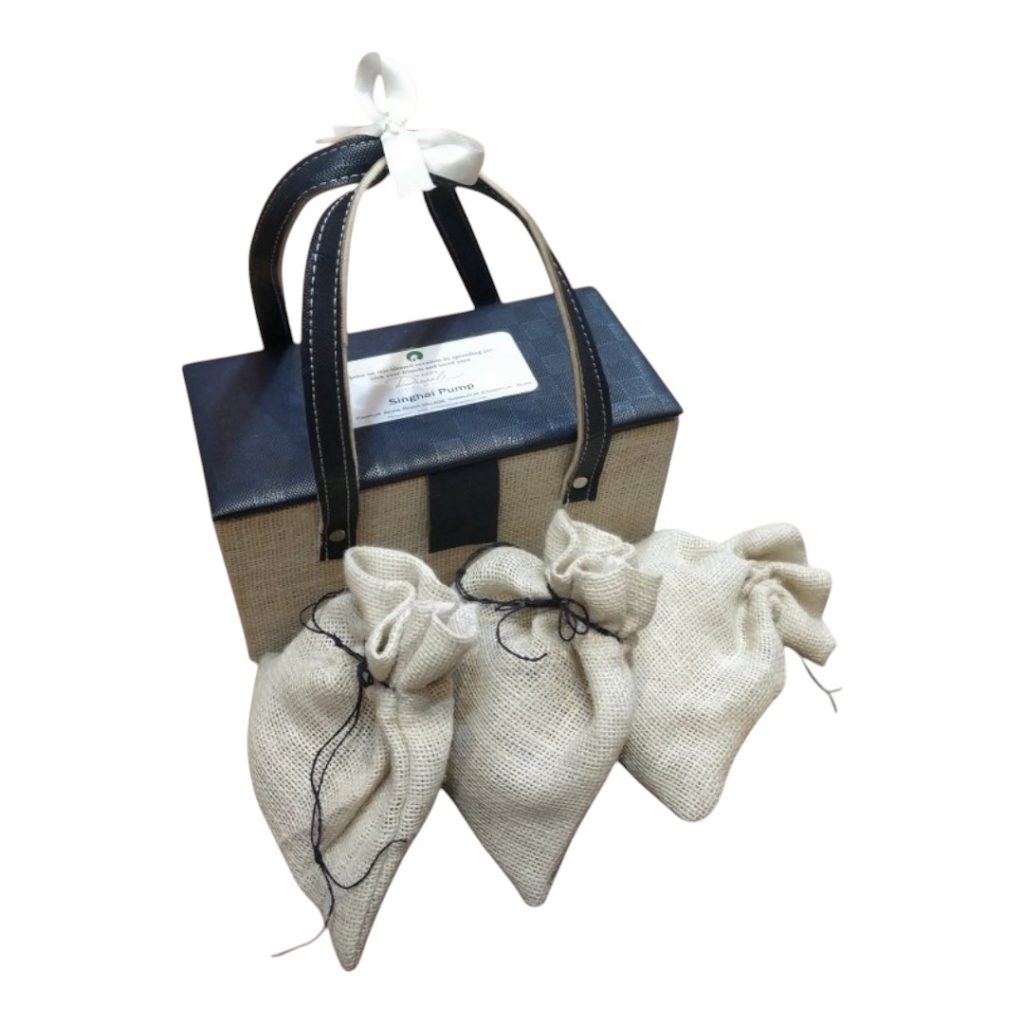 Earthy Trio - Jute Box with Three Jute Pouches - LF DZYN STUDIO - the ...